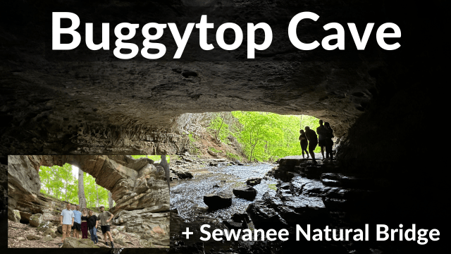 Hiking to Buggytop Cave & Sewanee Natural Bridge @ South Cumberland SP ...