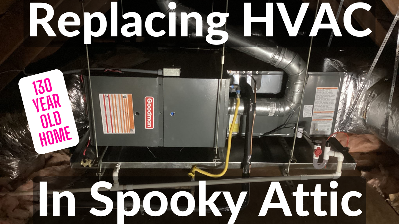 Replacing 30-Year-Old HVAC In Spooky Attic – DeanoRolls (@deanoroll5)
