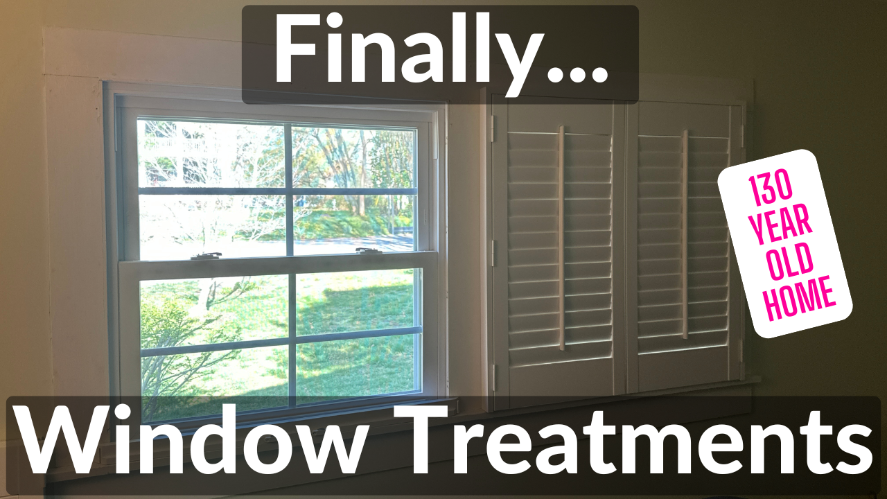 Finally…Window Treatments – This Old Dean House – DeanoRolls (@deanoroll5)